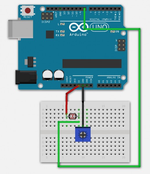 Tweaking4All.nl - Arduino - Spelen met licht gevoelige weerstanden (LDR)