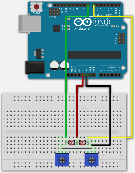 Tweaking4All.nl - Arduino - Spelen met licht gevoelige weerstanden (LDR) Tweaking4All.nl - Arduino - Spelen met licht gevoelige weerstanden (LDR)